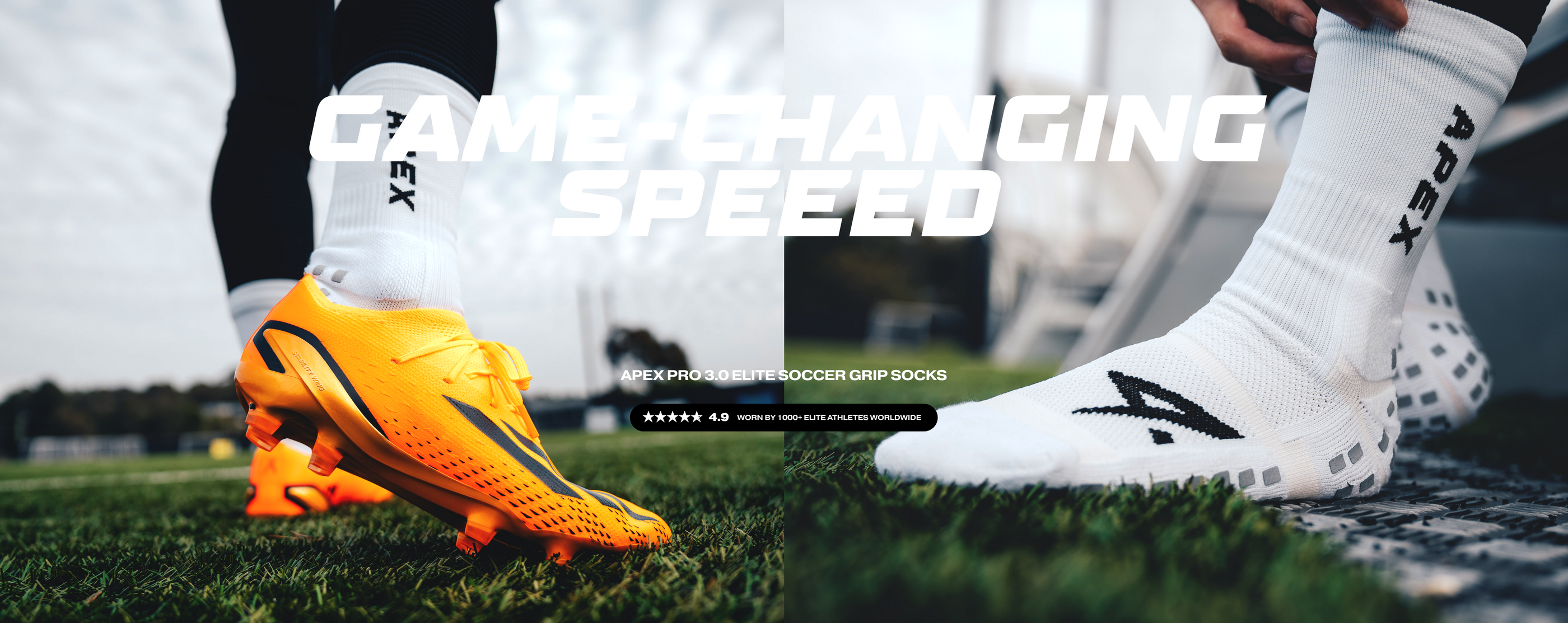 APEX | Elite ExoFrame™ Grip Socks | FREE Shipping