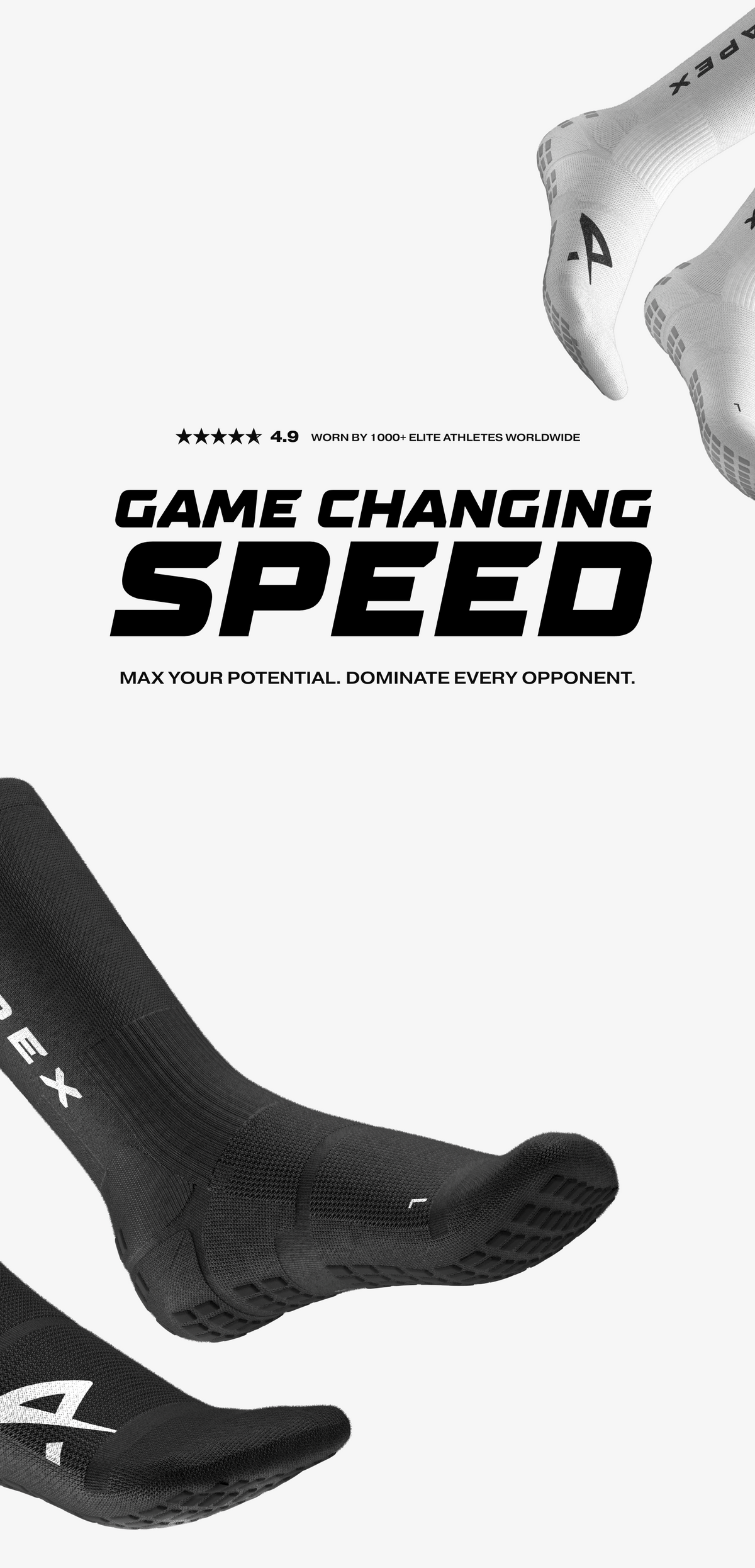 APEX | Elite ExoFrame™ Grip Socks | FREE Shipping