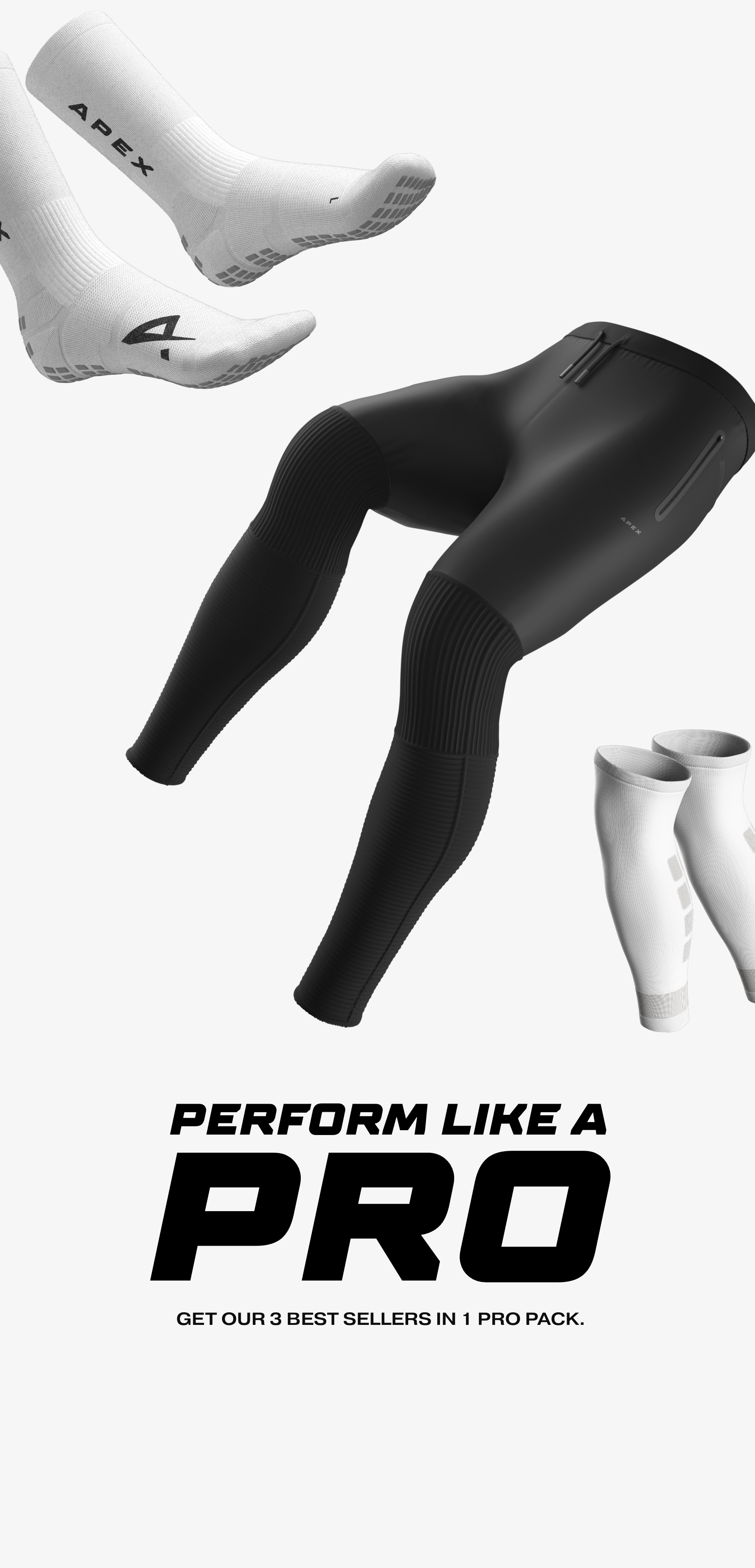 APEX | Elite Grip Socks + Sock Sleeves | Team Sport