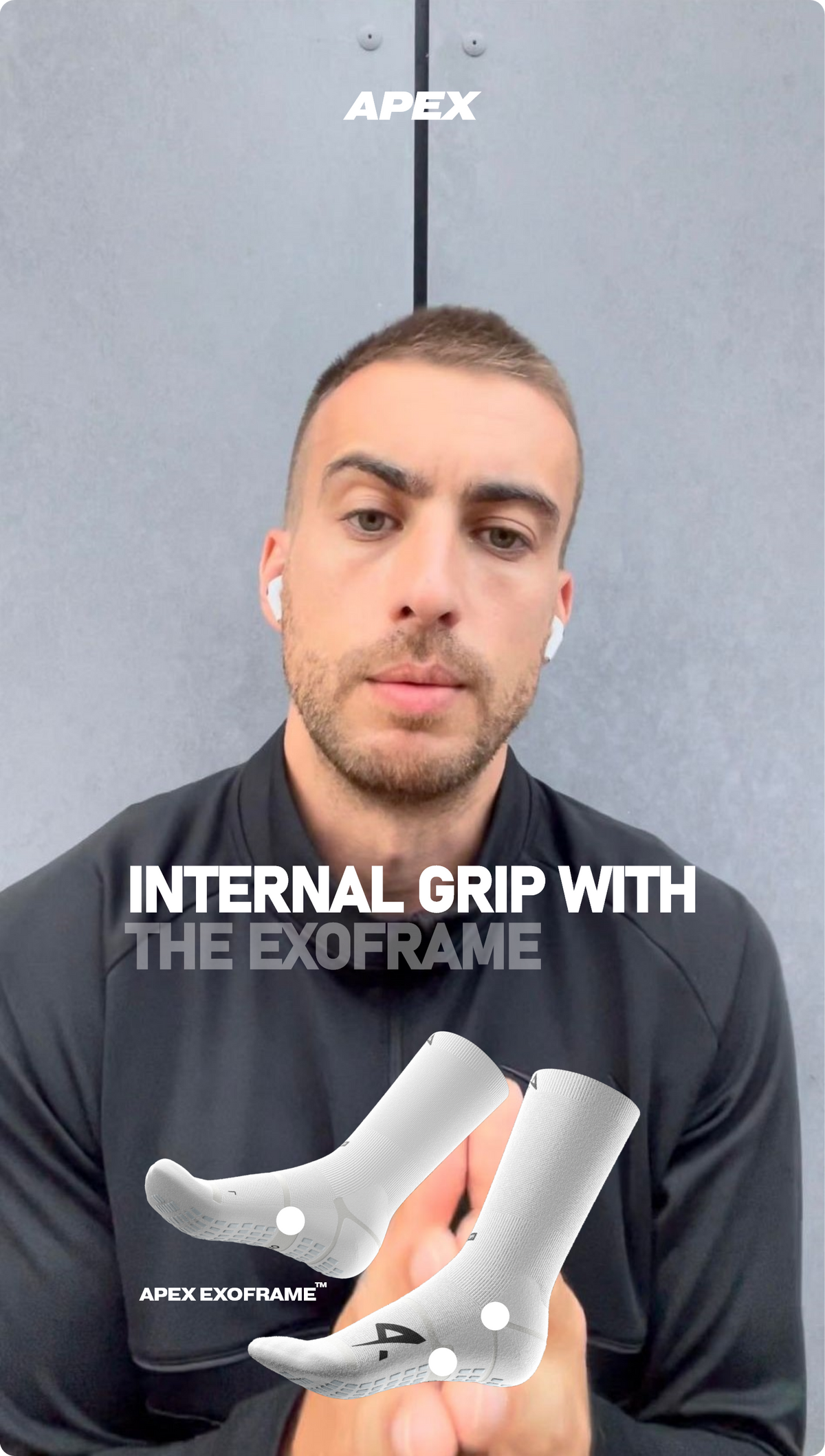 APEX | Elite Exoframe™ Grip Socks | FREE Shipping